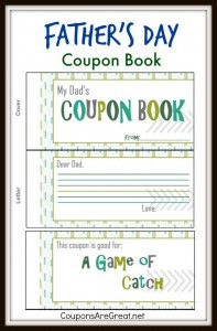 Homemade Gift for Dad: Father's Day Coupon Book
