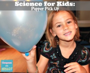 Science Experiments for Kids: Making Salt and Pepper Dance
