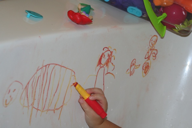 Fun with Bathtub Crayons