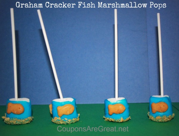 Goldfish Marshmallow Pops: Perfect for a Bake Sale or Birthday Party