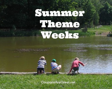Frugal Summer Fun Ideas: Summer Theme Week Ideas