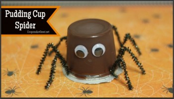 Edible Halloween Crafts with Pudding Cups: Monsters, Spiders, and Cats